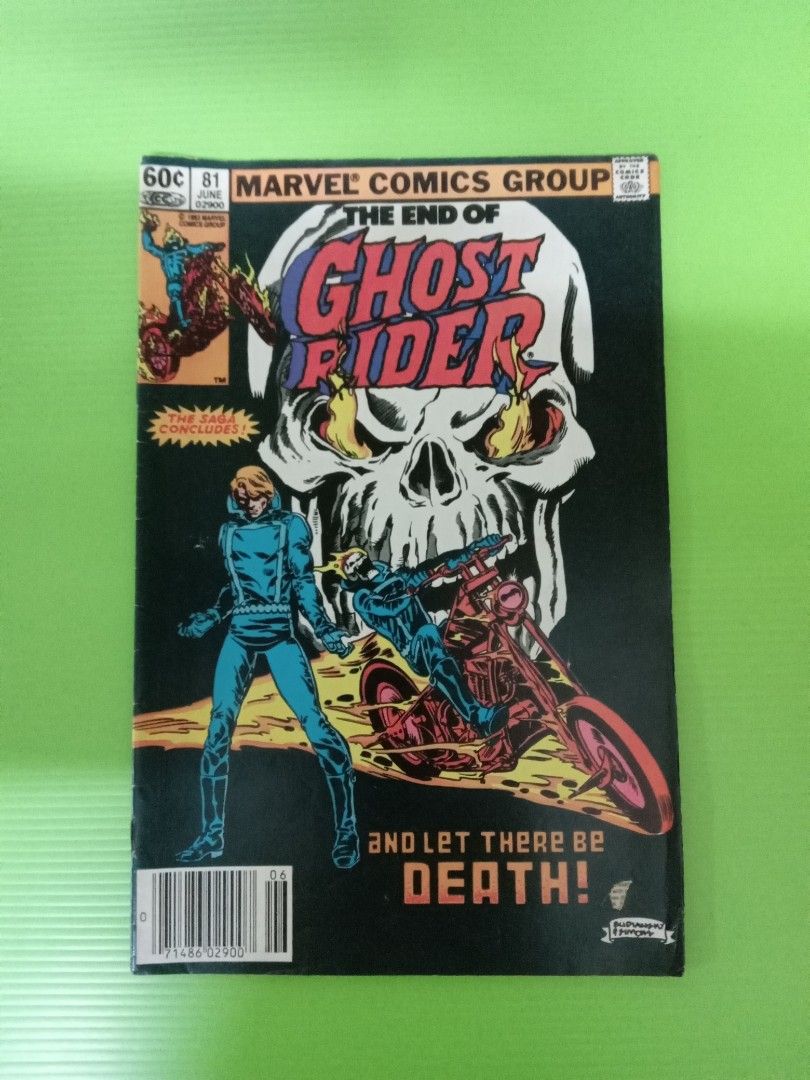 Death Of Ghost Rider ( Johnny Blaze ) Ghost Rider #81 ( Bob Budiansky ...
