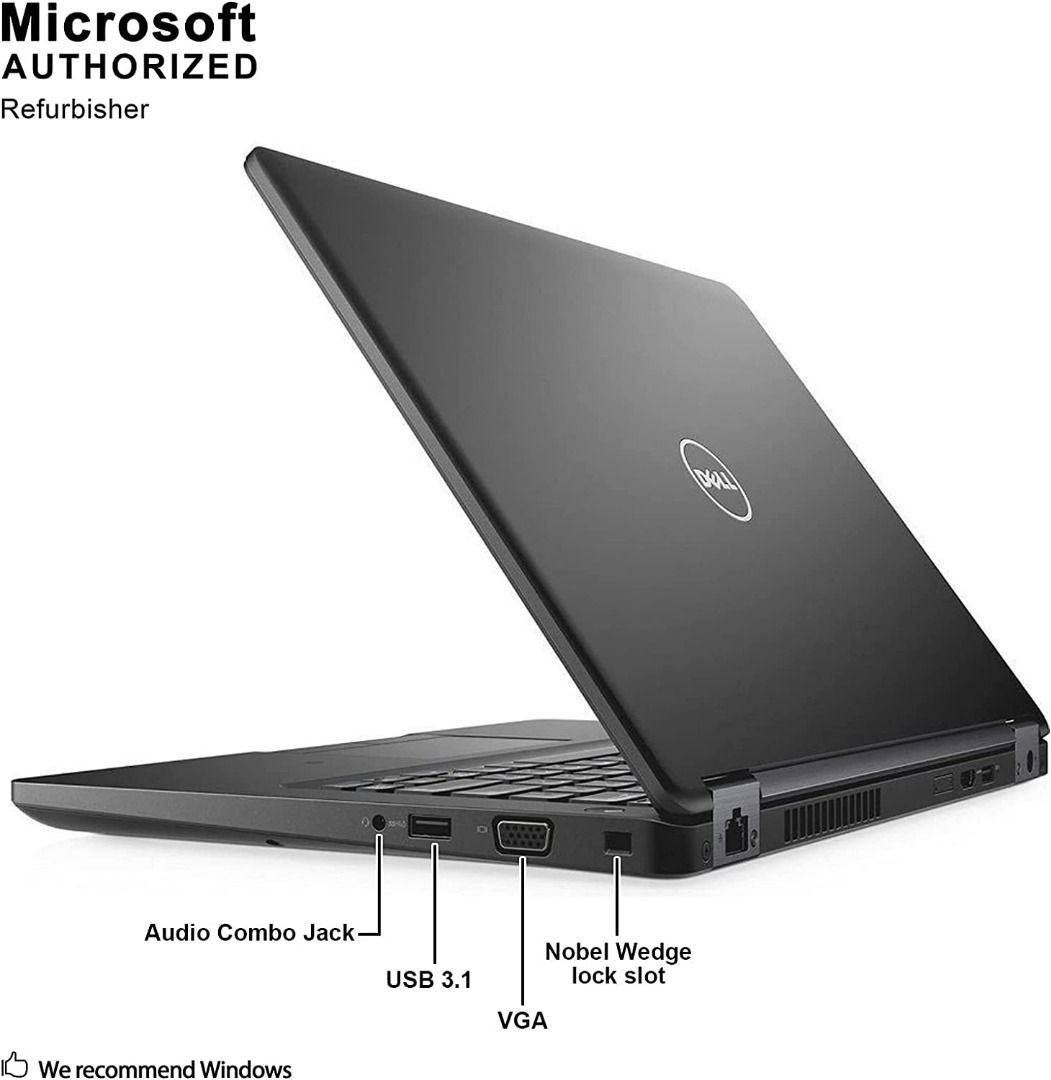 Dell Latitude 5480 14 inch Laptop Intel i5-7300u 8GB DDR4 256GB SSD ...