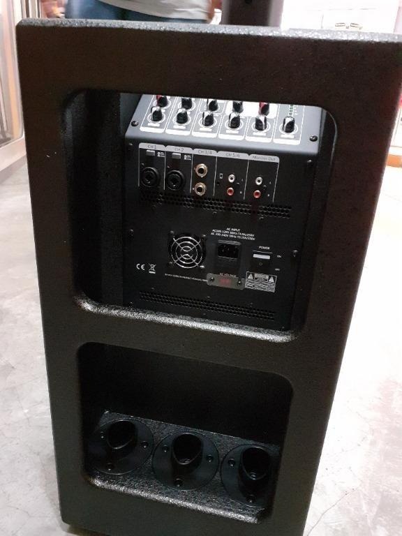 Delta Audio -Portable Column PA system w/Mixer (ACT900), Hobbies & Toys ...