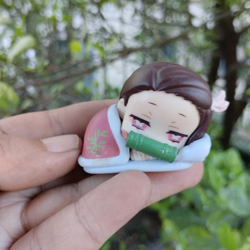 Demon Slayer Sleepy Kamado Nezuko mini Figure, Hobbies & Toys, Toys ...