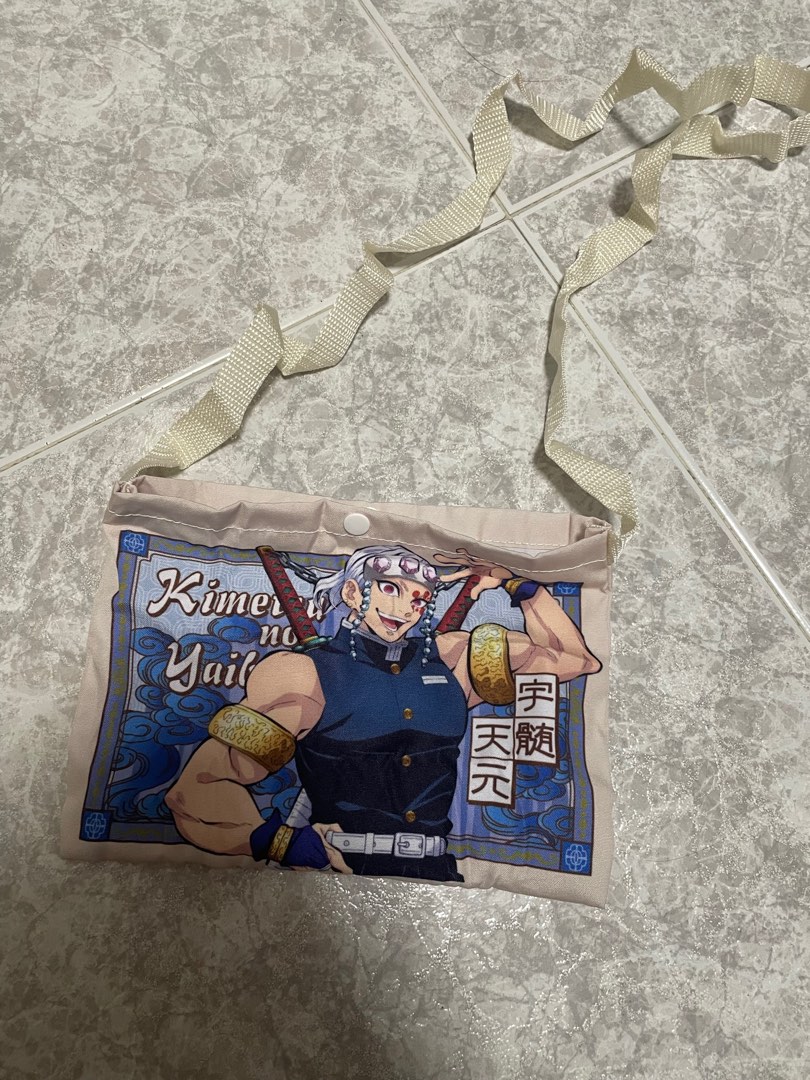 Demon Slayer Tengen Uzui Small Sling Bag, Hobbies & Toys, Toys & Games ...