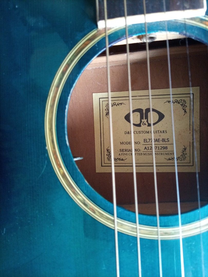 DND guitar acoustic-electric, Hobbies & Toys, Music & Media, Musical ...