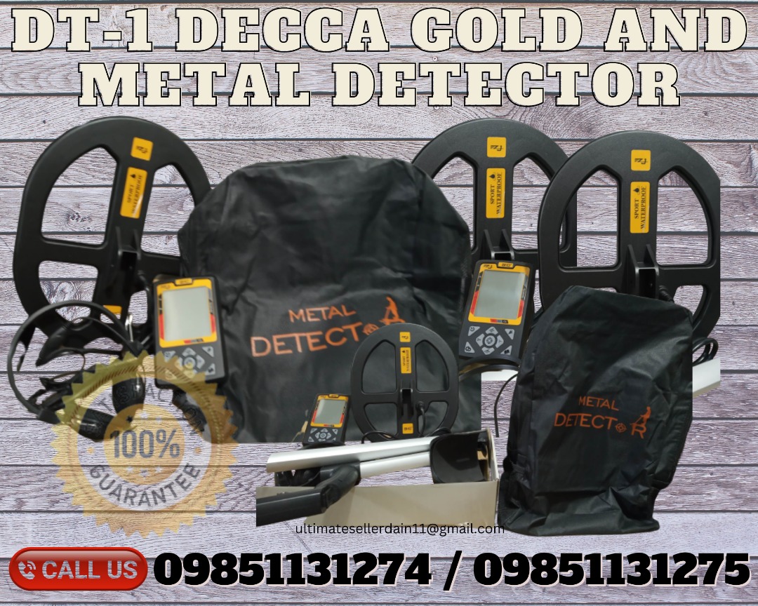 DT-1 DECCA GOLD AND METAL DETECTOR - 8 METERS DEPTH DIGITAL SCANNER ...
