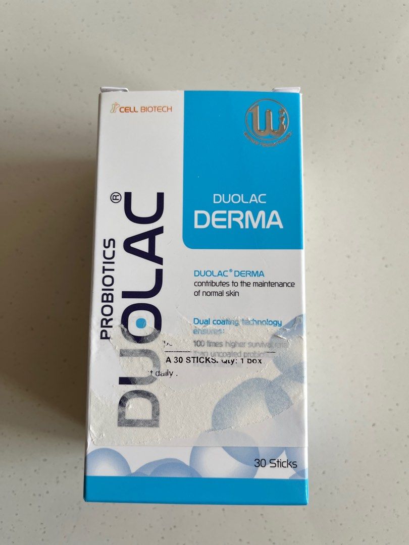 Duolac Derma - 30 Sticks, Health & Nutrition, Health Supplements ...