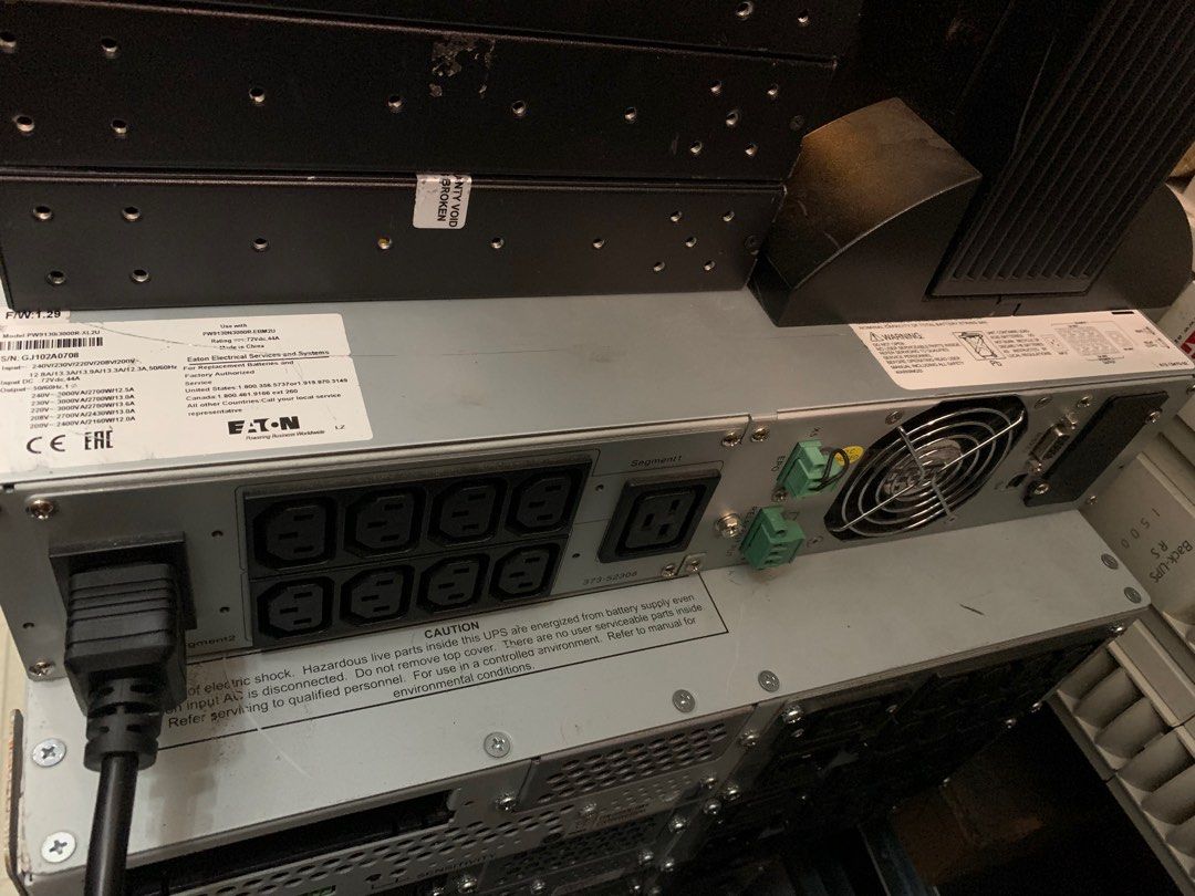 EATON UPS 3KVA UPS (PW 9130N 3000R -XL2U, 電腦＆科技, 商務用科技產品 - Carousell