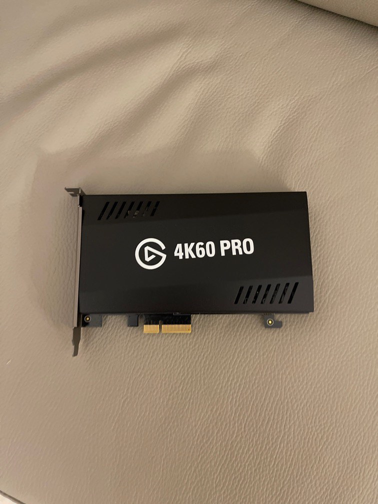 Elgato 4k60 Pro Capture Card, Computers & Tech, Parts & Accessories, Computer Parts on Carousell