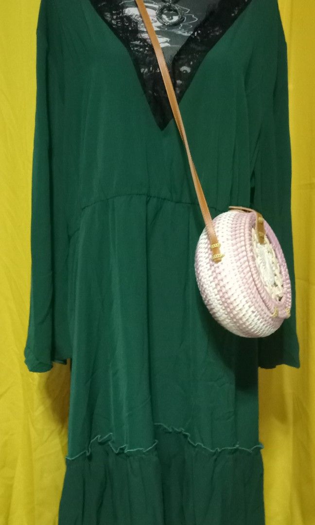 Emerald Green Plus size, Women's Fashion, Dresses & Sets, Dresses on ...