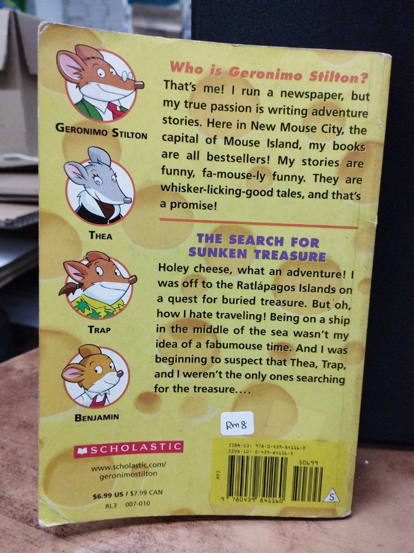 (ENG) Geronimo Stilton : The Search For Sunken Treasure, Hobbies & Toys ...