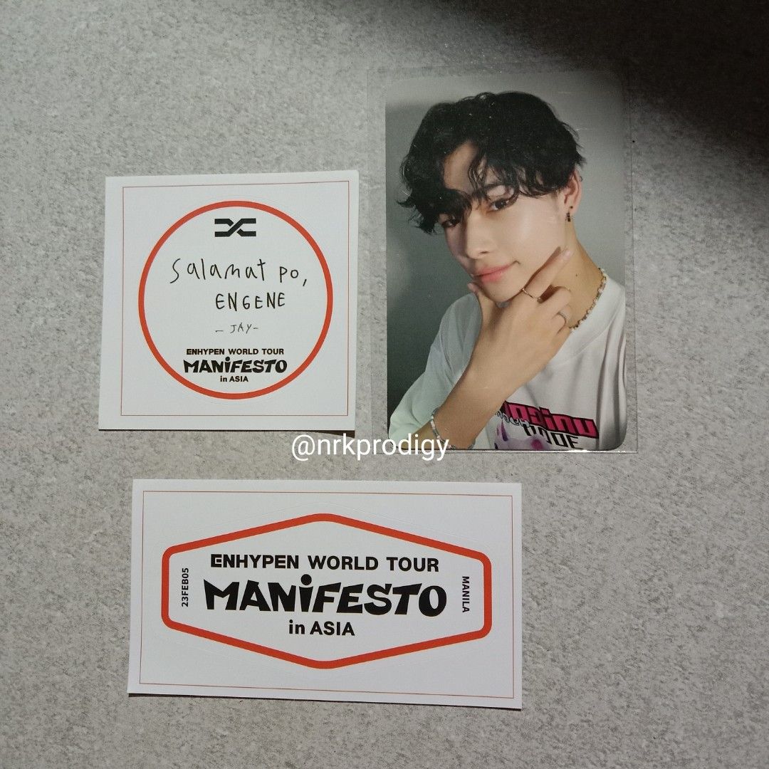 Enhypen Ni-Ki Manila Engene Zone pc with Jay Sticker, Hobbies & Toys ...
