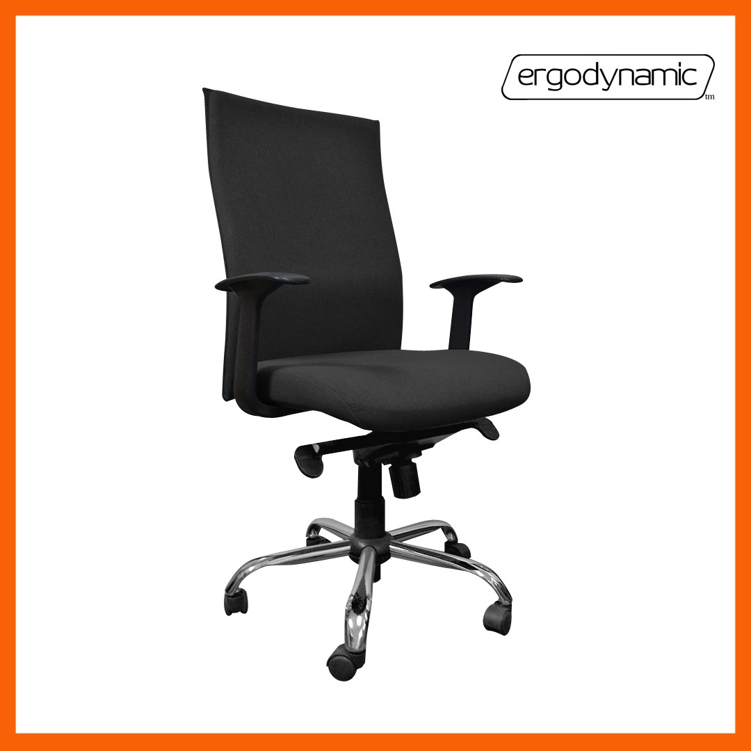 Ergodynamic EMC-202 Mid Back Office Chair / Office Furniture, Furniture & Home Living, Furniture ...