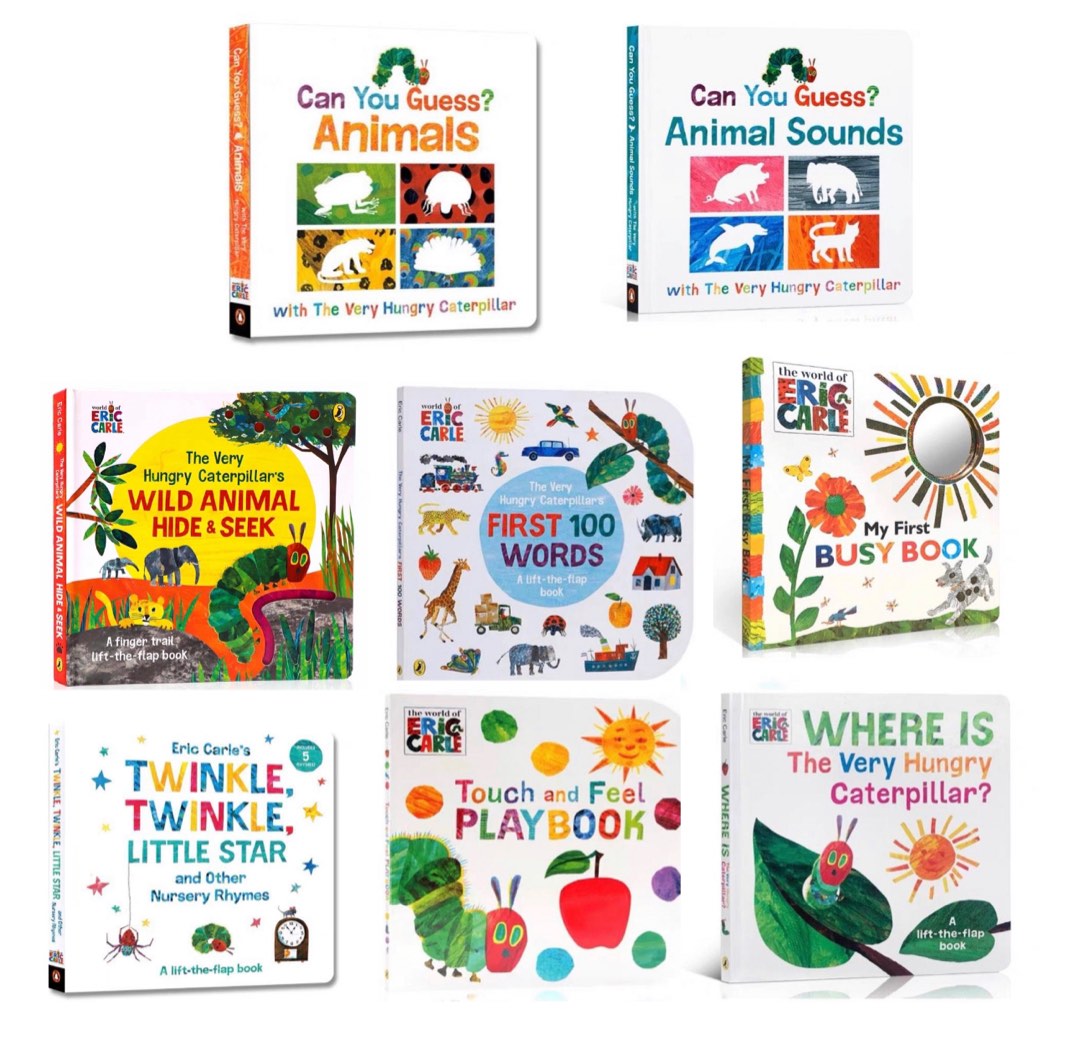Eric Carle Board Book Collection, Hobbies & Toys, Books & Magazines ...