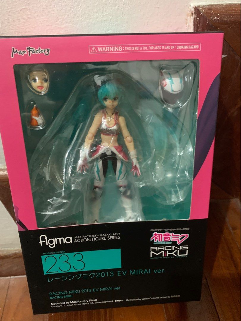 Figma Max Factory action figure series 233 2013 Racing Miku EV Mirai ver, Hobbies & Toys, Toys ...