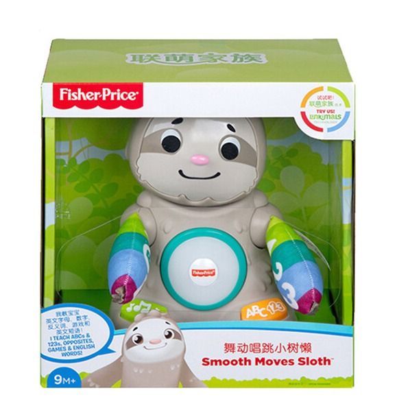 Fisher-Price Linkimals Smooth Moves Sloth Toy with Music, Hobbies ...