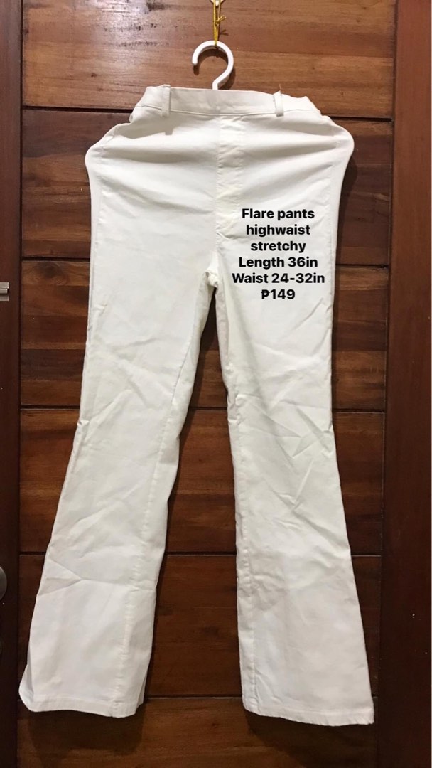 Flare Pants, Women's Fashion, Bottoms, Other Bottoms on Carousell