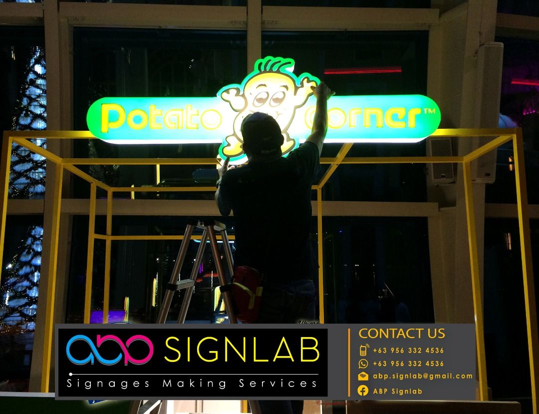 Food cart Signage, Kiosk Signage, Booth signage, Store acrylic signage ...