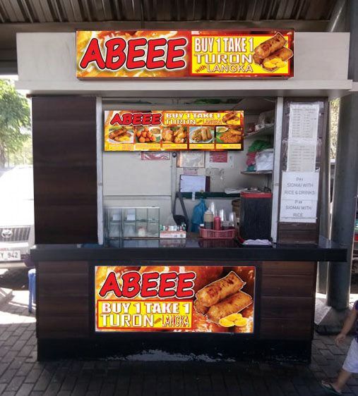Food cart Signage, Kiosk Signage, Booth signage, Store acrylic signage ...