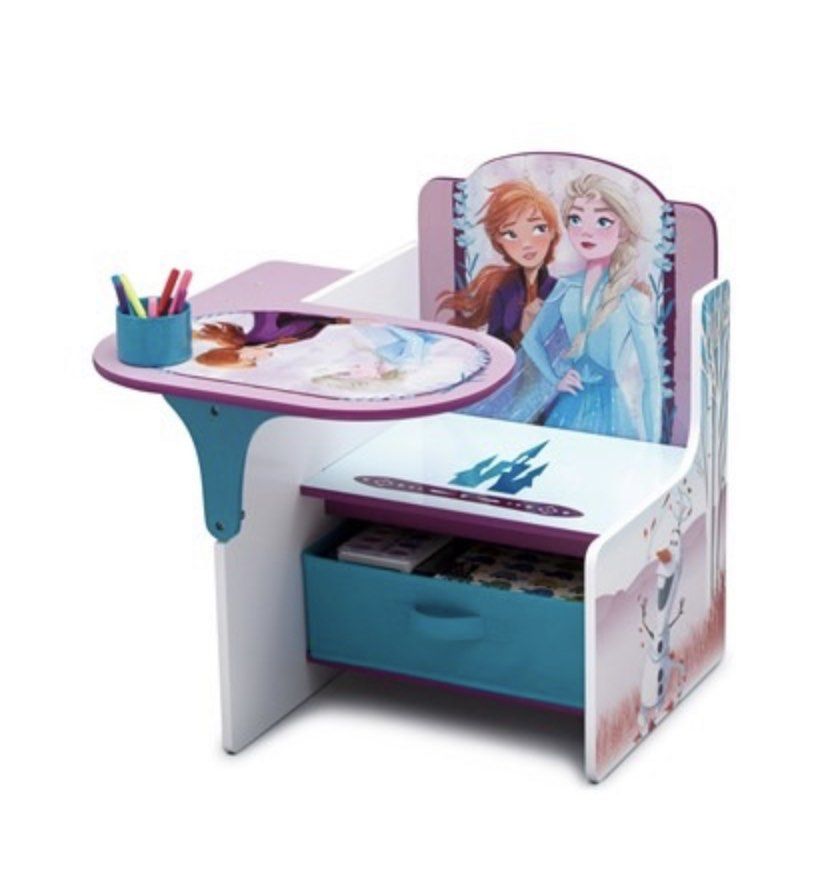 Frozen Chair Desk with Storage Bin, Babies & Kids, Baby Nursery & Kids ...