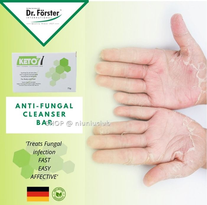 Fungal Cleanser Soap Body Wash Dr Forster Keto7 75g fungal antifungal ...