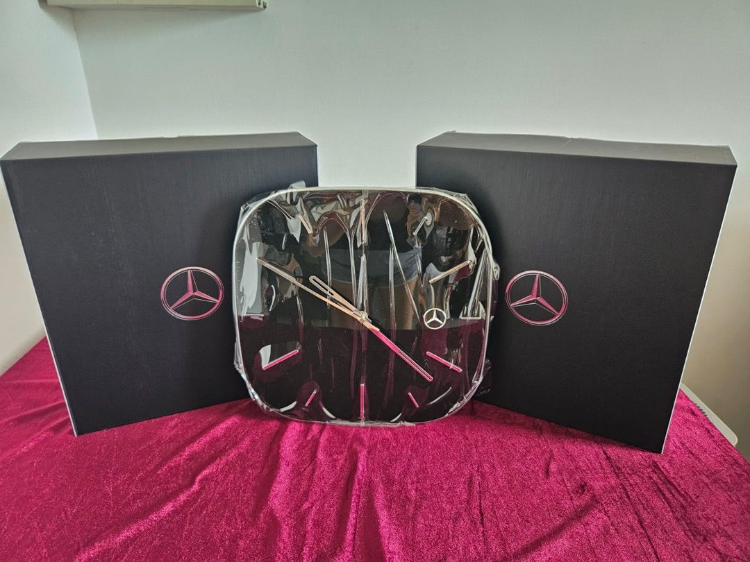 Genuine Mercedes - Benz Wall Clock, Furniture & Home Living, Home Decor ...