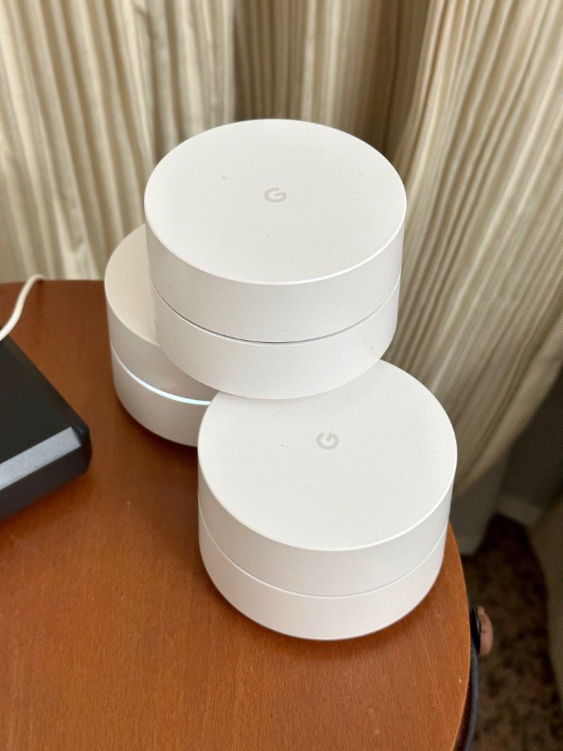 Google Mesh wifi router x 3, Computers & Tech, Parts & Accessories ...