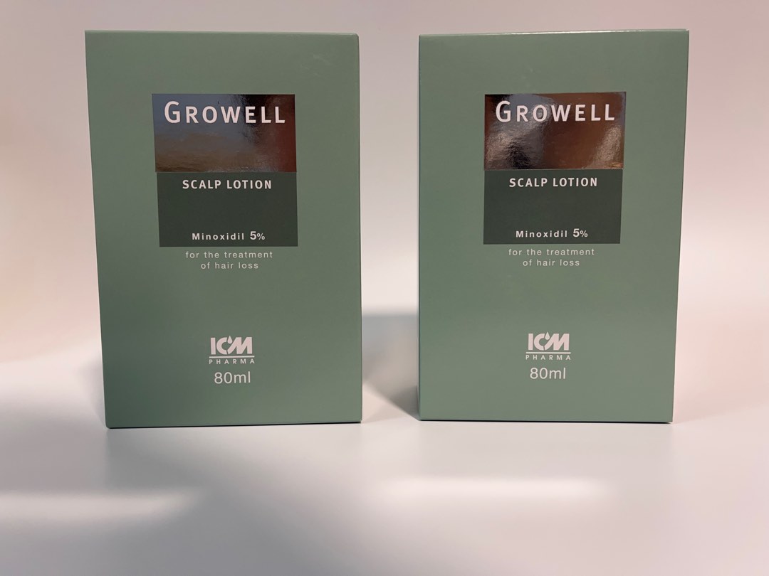 Growell 5% minoxidil hair lotion spray 80ml, Beauty & Personal Care ...