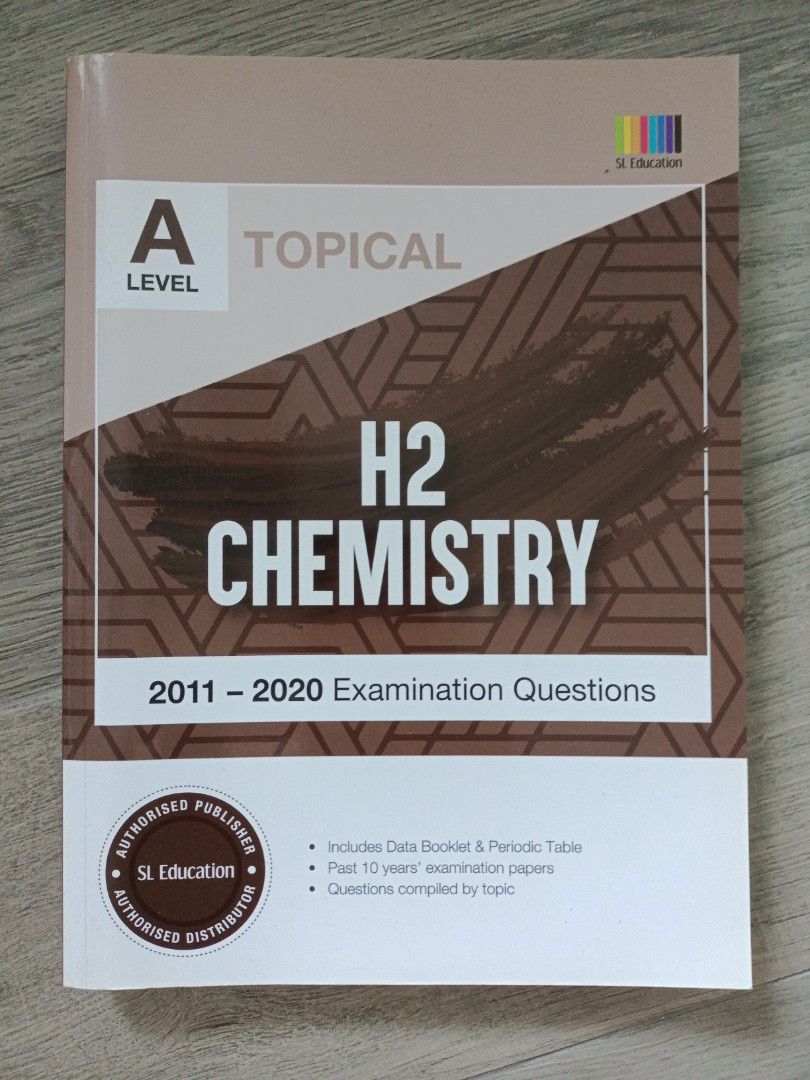 H2 Chemistry Alevel topical TYS 2011-2020, Hobbies & Toys, Books ...