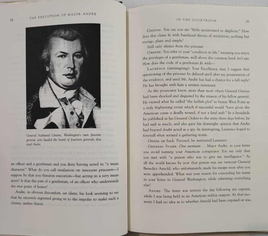 Hardcover. THE EXECUTION OF MAJOR ANDRE, British spy in the America War ...
