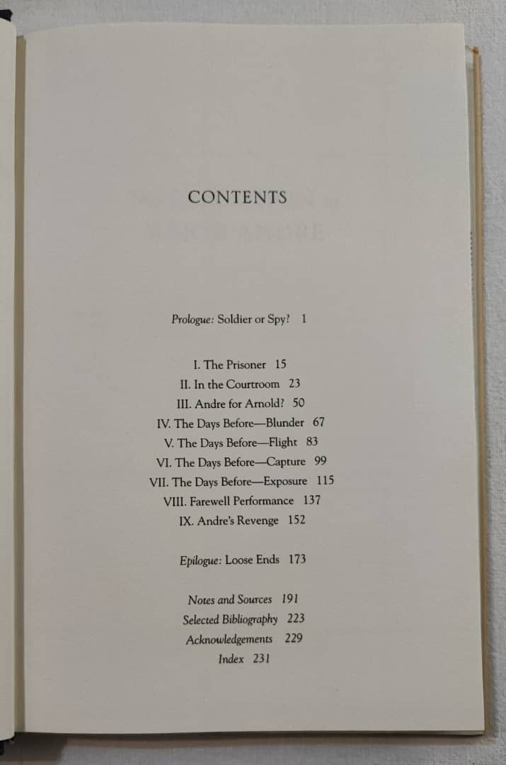 Hardcover. THE EXECUTION OF MAJOR ANDRE, British spy in the America War ...
