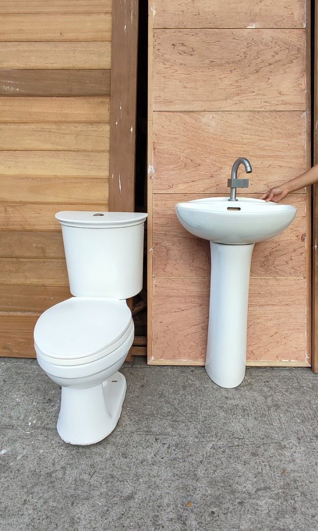 HCG - Toilet Bowl & Lavatory (2nd Hand), Furniture & Home Living ...
