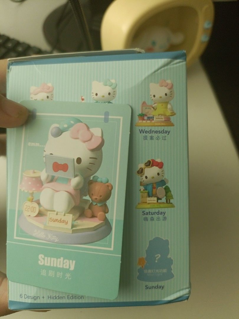 hello kitty lovely week (sunday) secret chaser, Hobbies & Toys, Toys ...