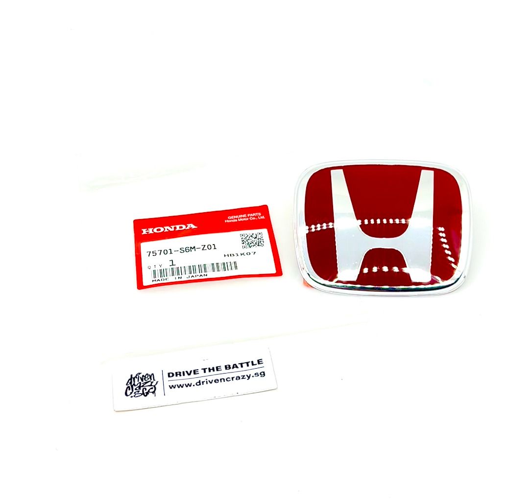 Honda Logo Front Rear Emblem FD2R FK8 DC5, Car Accessories, Accessories ...