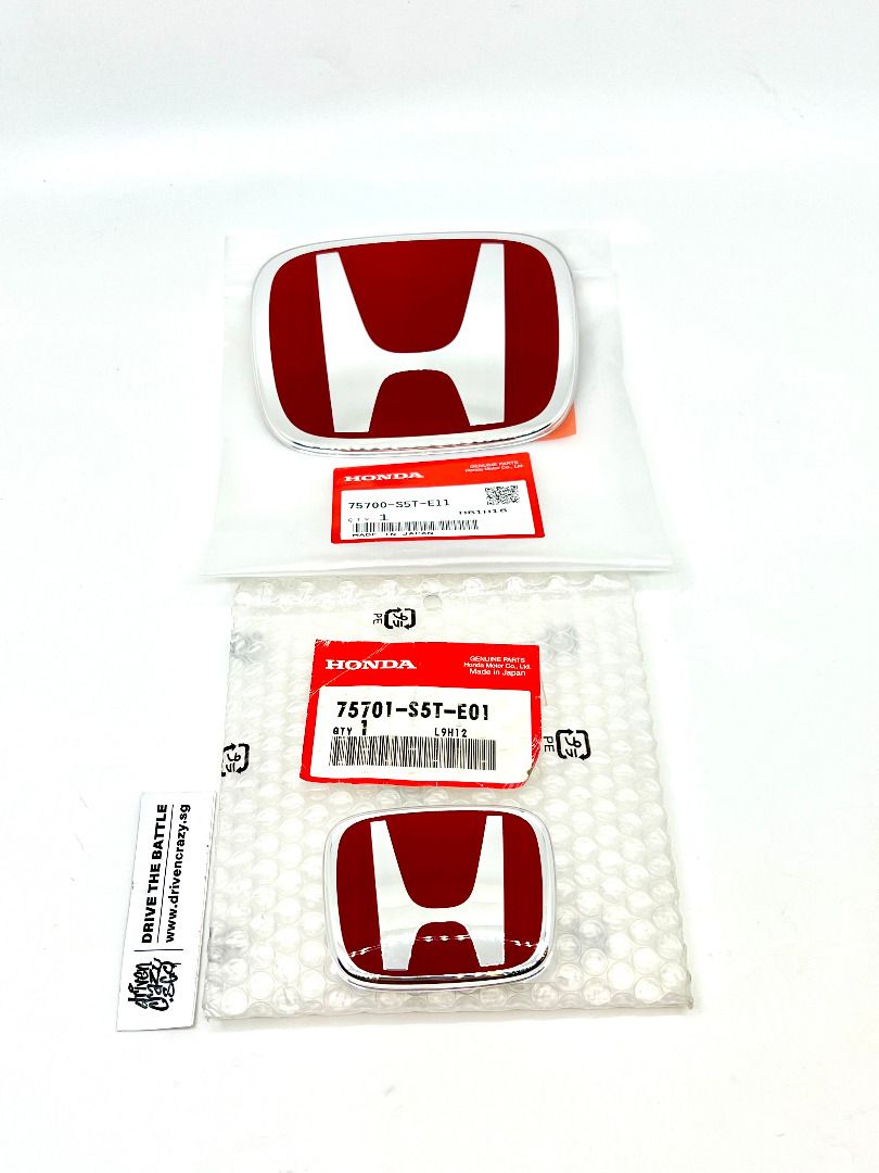 Honda Logo Front Rear Emblem FD2R FK8 DC5, Car Accessories, Accessories ...