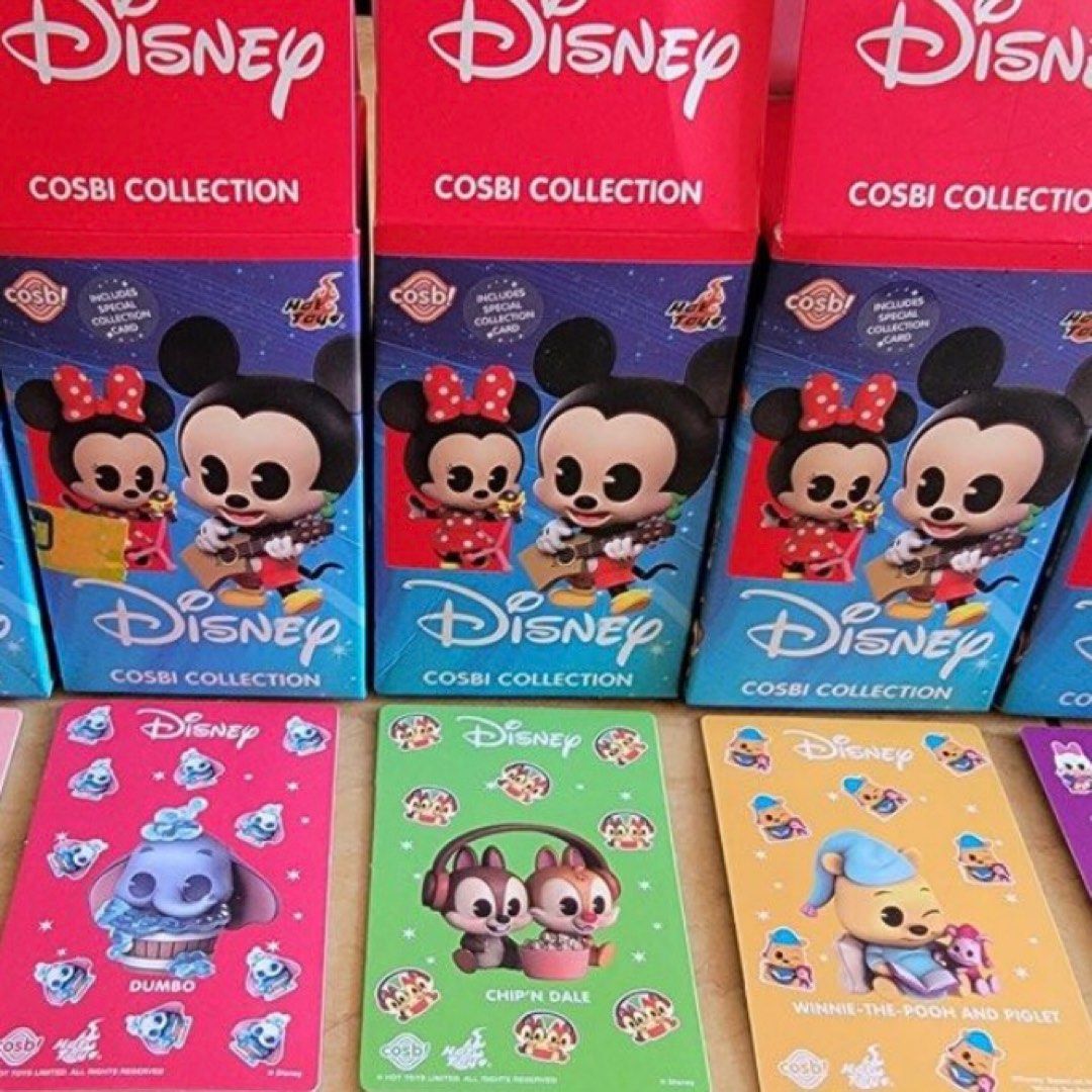 Hot toys Disney Cosbi collection dumbo chip dale Winnie the Pooh piglet ...