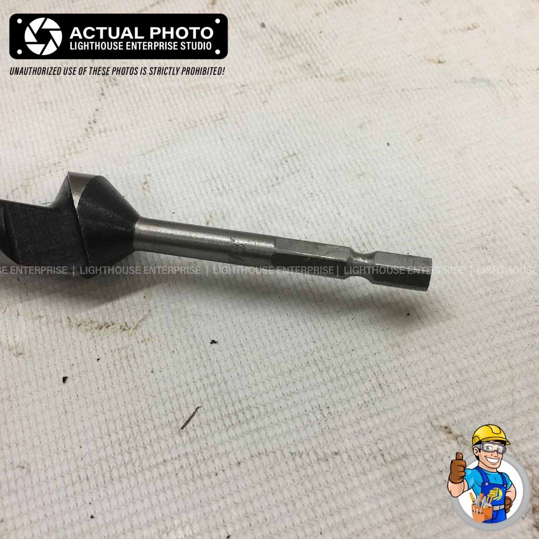 HOYOMA Japan Auger Bit / Auger Drill Bit for Wood (5/16", 3/8", 1/2", 5 ...