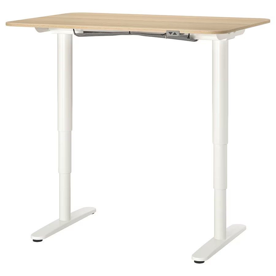 Ikea electric Bekant sit/stand auto desk, Furniture & Home Living ...