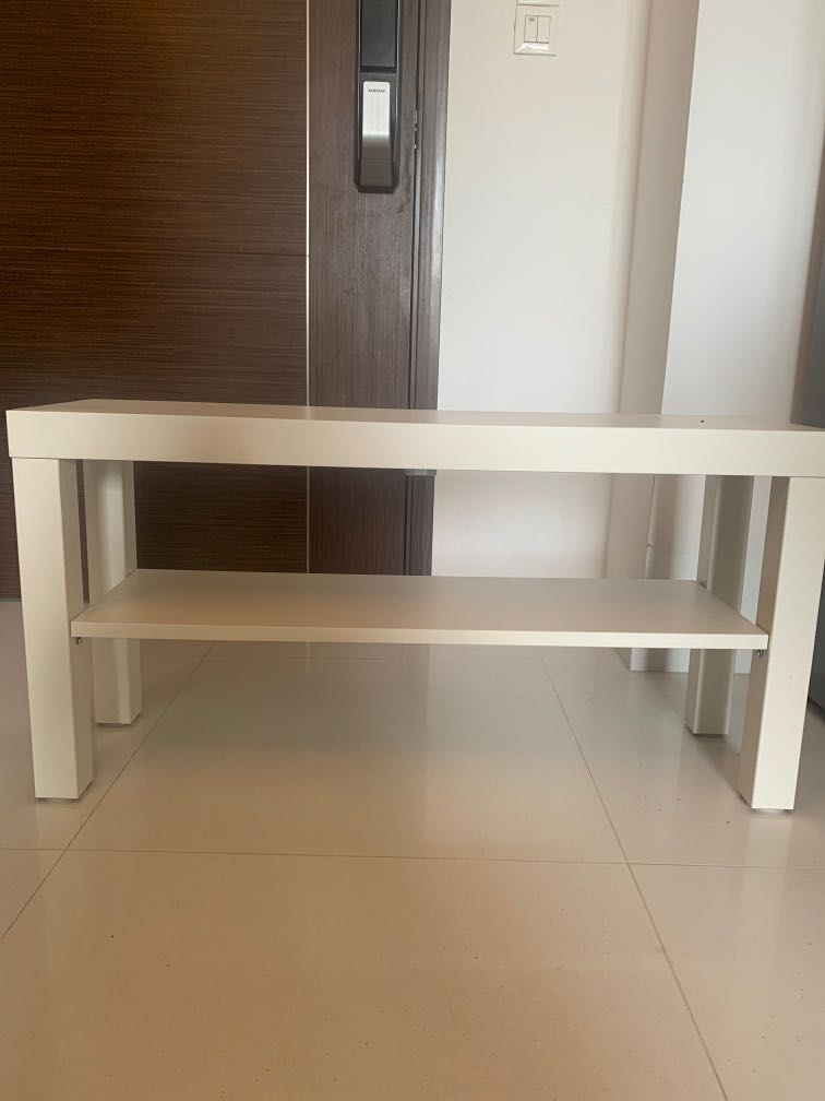 IKEA LACK tv console / bench - white, Furniture & Home Living ...