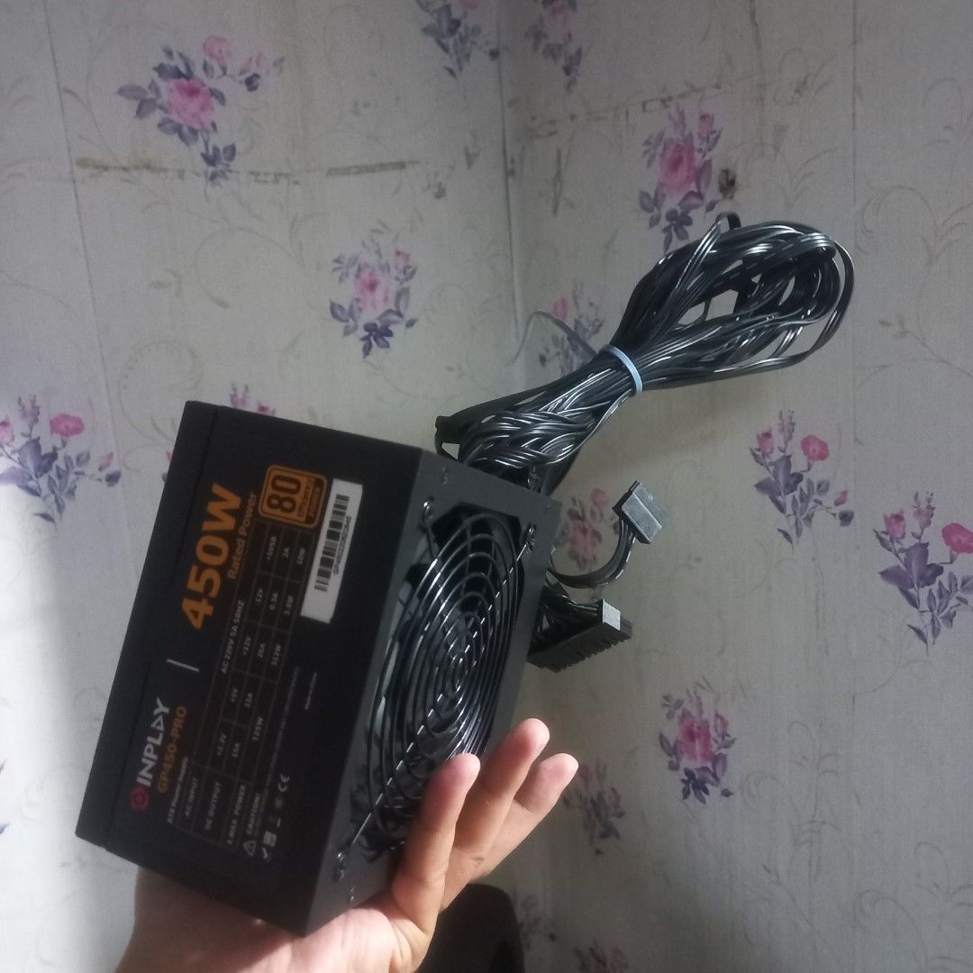 Inplay GP450-Pro Power Supply PSU Unit, Computers & Tech, Parts ...