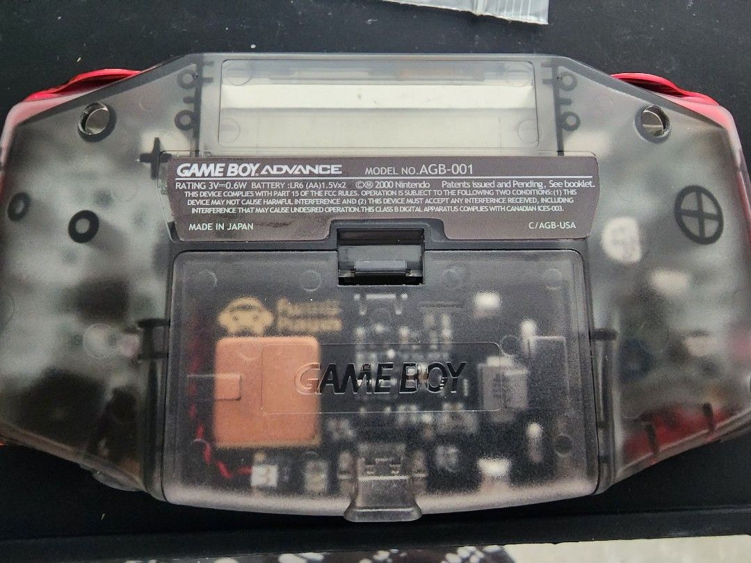 IPS modded Gameboy advance with Amp and USB C mod, Video Gaming, Video ...