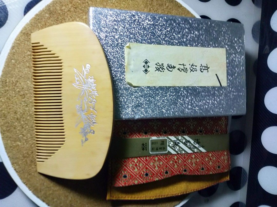 Japanese Traditional Boxwood Comb " Satsuma Tsuge Kushi " Made In Japan ...