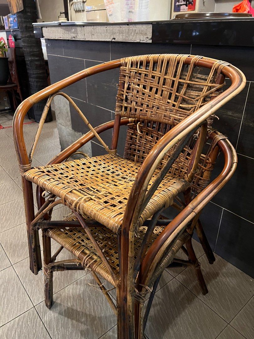 Kerusi rotan ( rattan chair ) restaurant / cafe / classic, Furniture ...