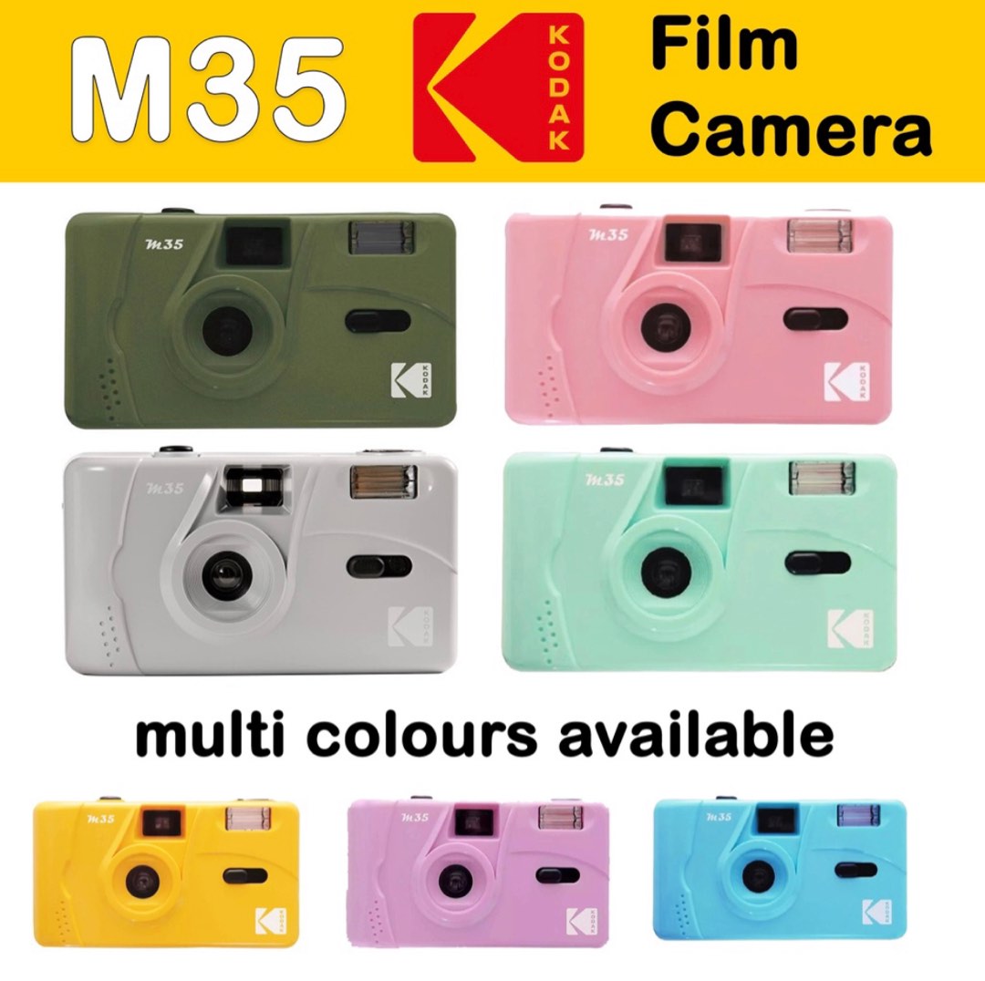 Kodak M35 Reusable Film Camera, Photography, Cameras on Carousell