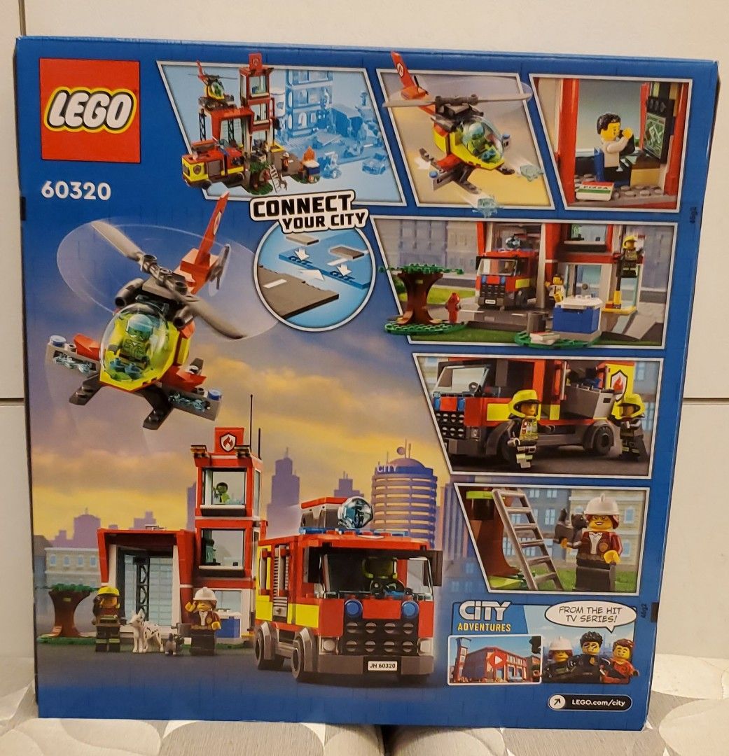 Lego City 60320 Fire Station, 興趣及遊戲, 玩具 & 遊戲類 - Carousell