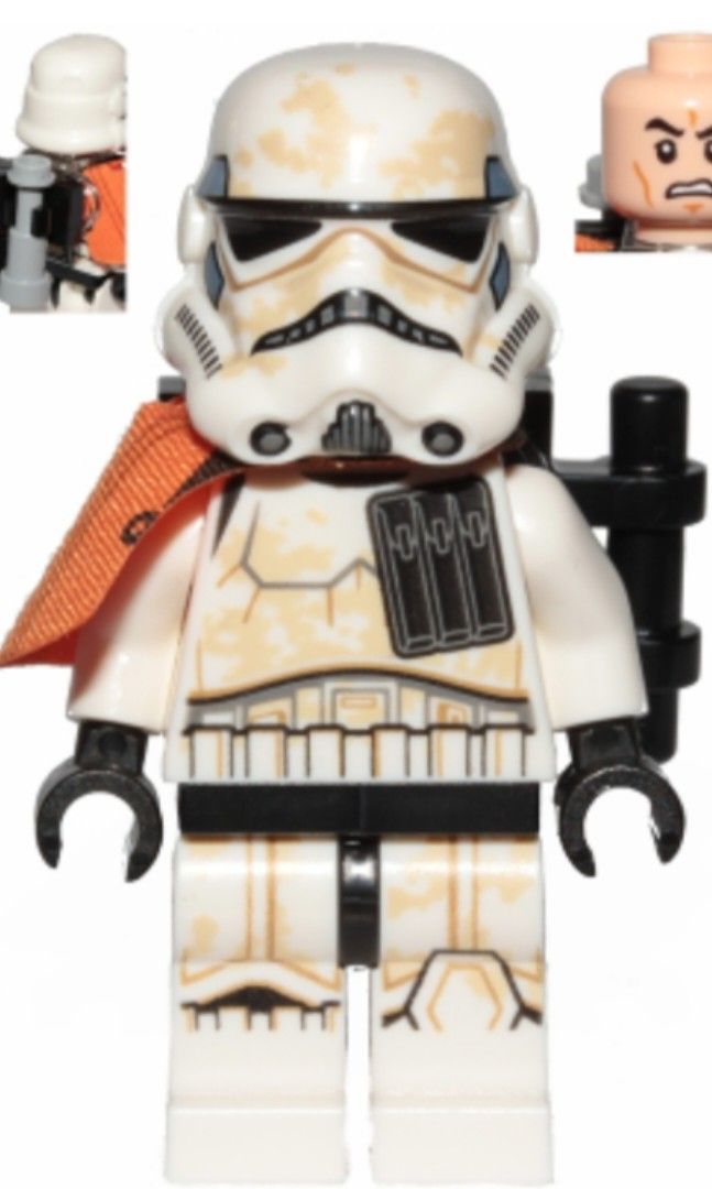 Lego Star Wars Sandtrooper Squad Leader (Captain)+ Standtrooper ...