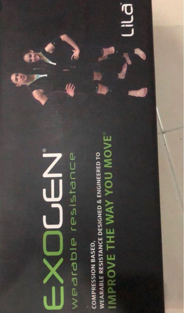 LILA EXOGEN wearable resistance weighted calf sleeves, Sports Equipment, Exercise & Fitness ...