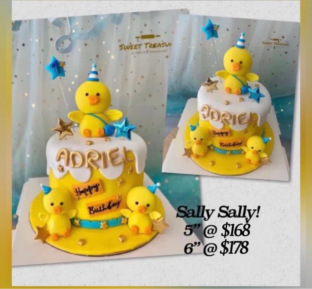 Line friends cake - Sally, cony, brown (dino brown) fondant ...