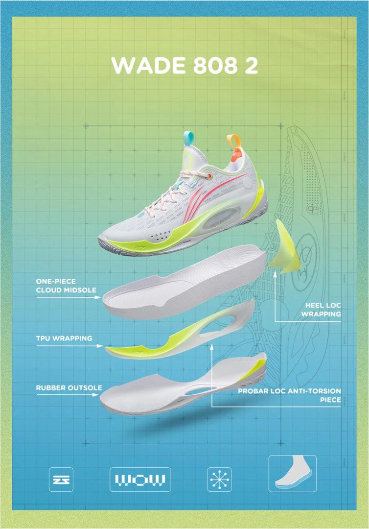 Li-Ning Way of Wade 808 2 (Authentic, Pre-Order, Multiple Colorways and ...