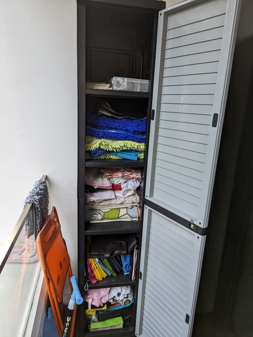 Locker Cabinet Storage (Best for Balcony Storage), Furniture & Home ...
