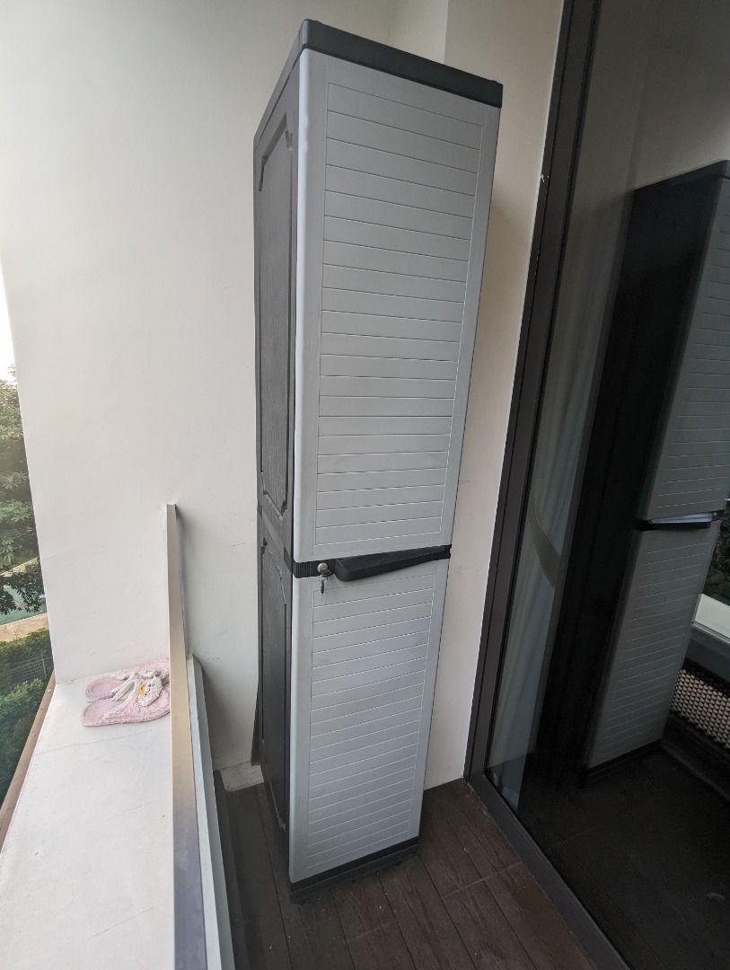 Locker Cabinet Storage (Best for Balcony Storage), Furniture & Home ...