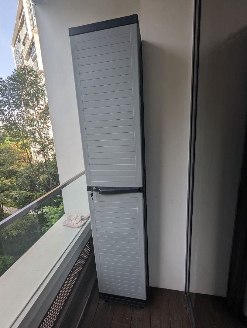 Locker Cabinet Storage (Best for Balcony Storage), Furniture & Home ...