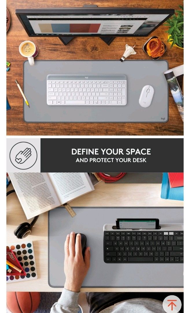 Logitech desk mat, Computers & Tech, Parts & Accessories, Mouse ...